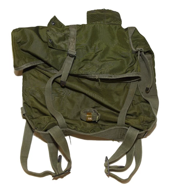 VINTAGE VIETNAM ERA USMC M1967 M67 Nylon Field Pack Backpack Top Piece ...