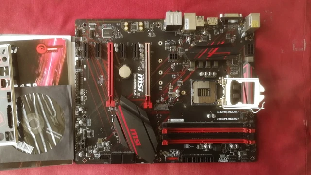 MSI B360 GAMING PLUS SOCKET 1151 8oY 9 GENERATION £102.80 - PicClick UK