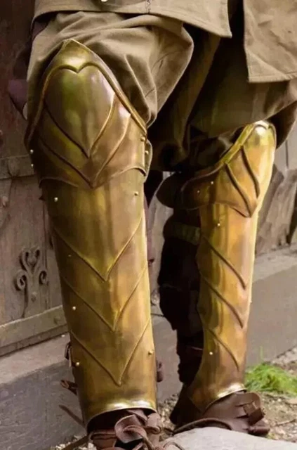 MEDIEVAL LEG BATTLE armor cosplay leg guard Viking, Gothic leg armor ...