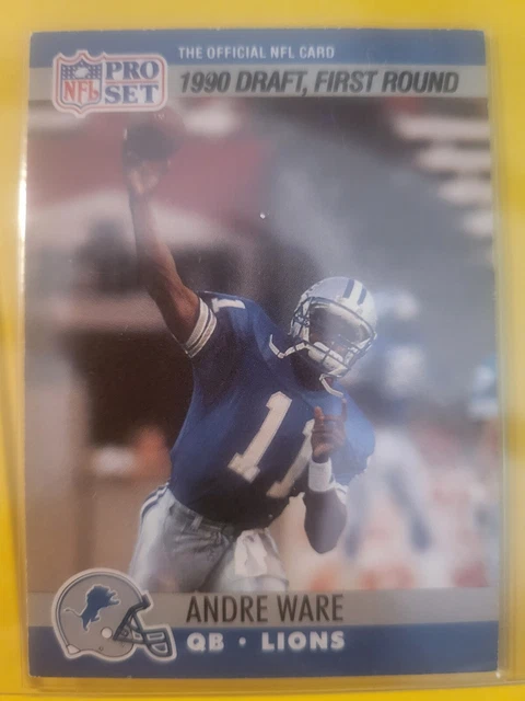 ANDRE WARE RC 1990 Pro Set draft premier tour #675 Lions EUR 2,23 ...