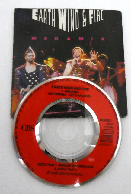 RARE MINI CD "Earth Wind And Fire" Megamix 1989 Excellent Etat Voir Les ...