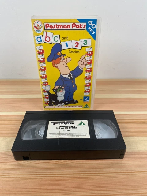 POSTMAN PAT’S ABC & 123 Stories VHS Video Tape - Learning Tempo Pre ...