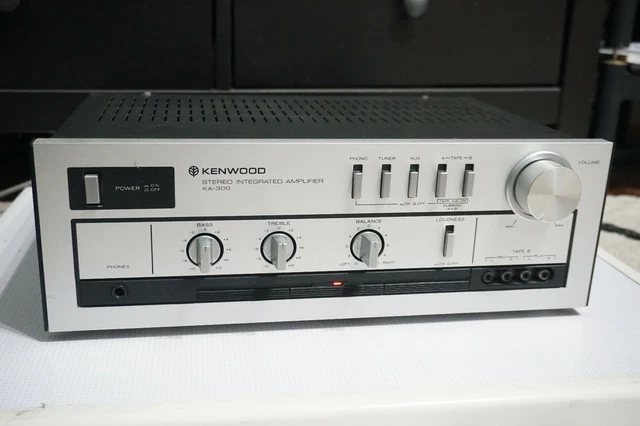 KENWOOD KA-300 VINTAGE Stereo Integrated Amplifier (1979-80) Made in ...