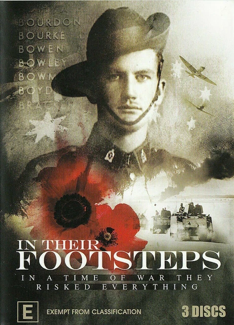 IN THEIR FOOTSTEPS DVD War Documentary Series Australian Wartime ...