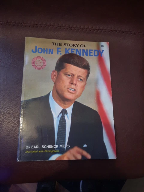 ORIGINAL VINTAGE 1964 Story of John F Kennedy JFK Book by Earl Schenk ...