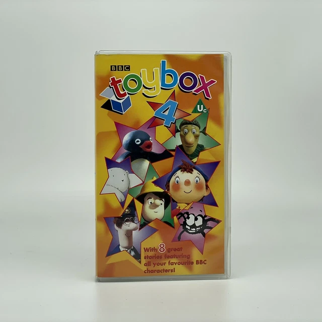 TOYBOX 4 VHS Video Fireman Sam Pingu Postman Pat Williams Wish ...