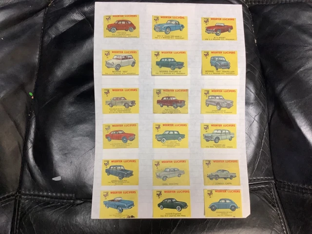 VINTAGE MATCHBOX LABELS - Dutch Weerter Lucifer's - No 1 to 30 £52.68 ...