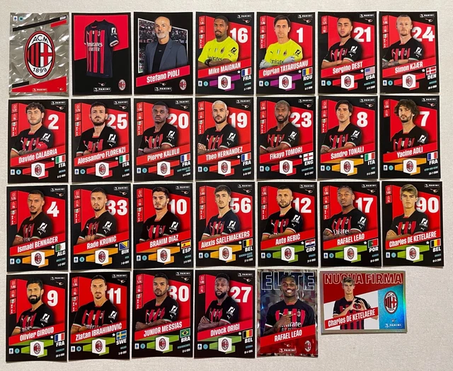 PANINI CALCIATORI 2022-23 2022 2023 Squadra Completa 27 Figurine Stickers Napoli EUR 19,99 ...