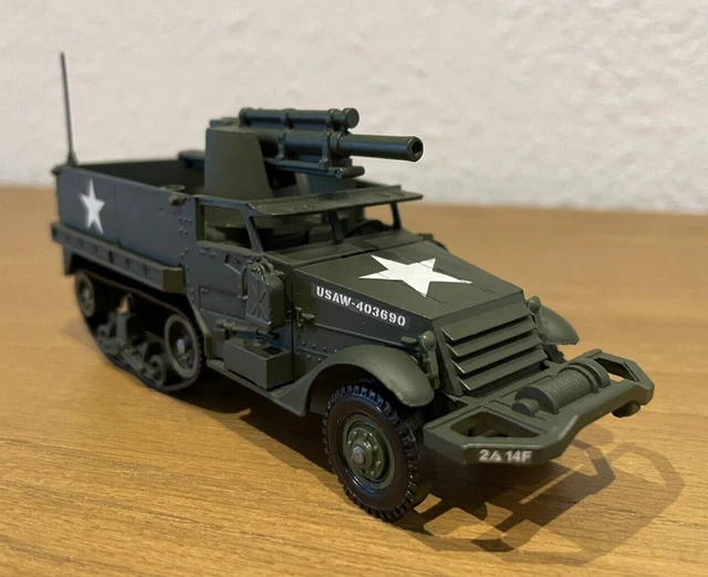 SOLIDO MILITAIRE WW2 U.S. Half-Track M3 T19 HMC obusier anti-chars de ...