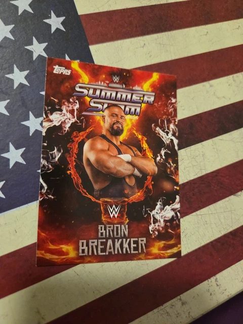 TOPPS WWF WWE Summerslam 2025 Bron Breakker Exclusive Wrestling Trading Card EUR 3,95 - PicClick DE