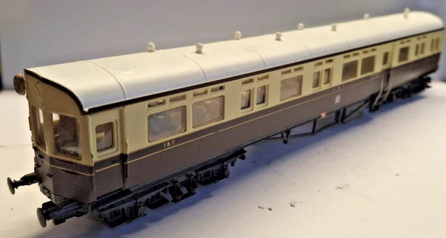 AIRFIX OO GWR Chocolate & Cream Livery Autocoach with Driver ...