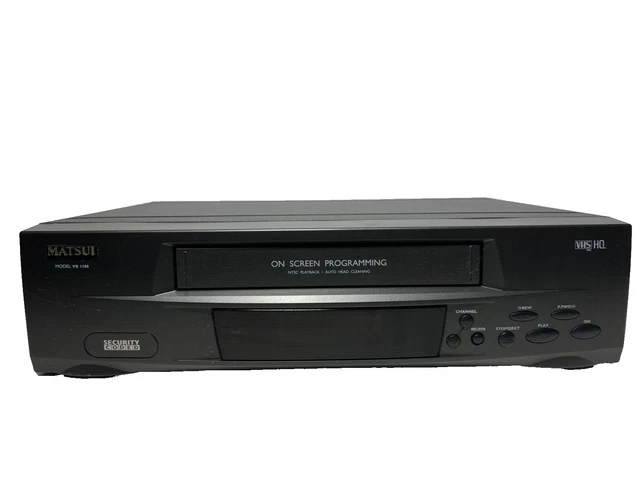 MATSUI VHS VIDEO Cassette Player Recorder VX1108 Tested Working No ...