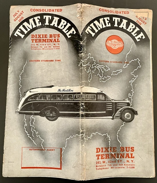 Vintage Bus Timetables FOR SALE! - PicClick UK