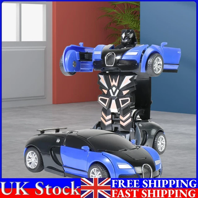 2 IN 1 Children Toy Deformable Transform Car Robot Toy for Kids Boys ...