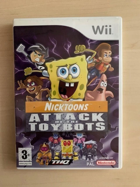 NICKTOONS ATTACK OF the Toybots Nintendo Wii Game £5.95 - PicClick UK