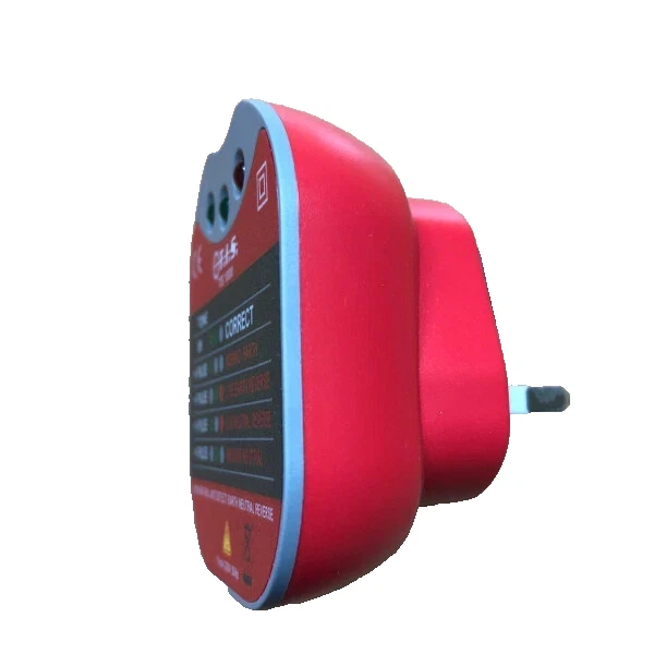 TIS 1000 ELECTRICAL 230V 13A Plug In Socket Tester With Sounder Buzzer ...