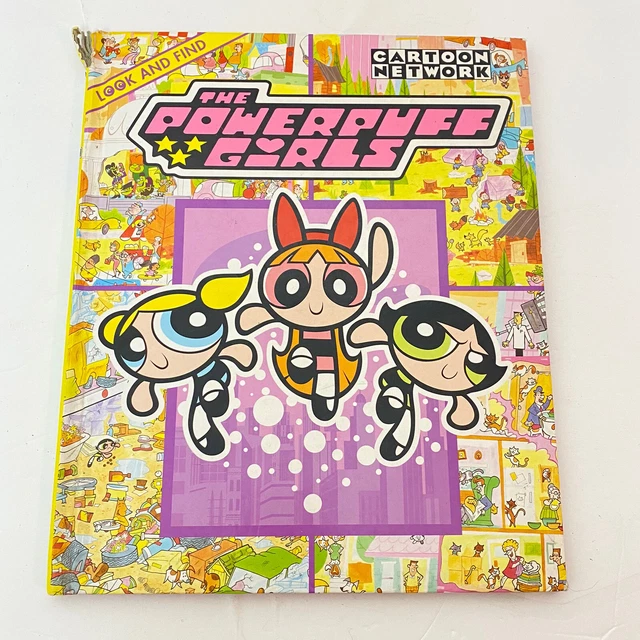 THE POWERPUFF GIRLS Look and Find Book Cartoon Network (2001, Hardcover ...