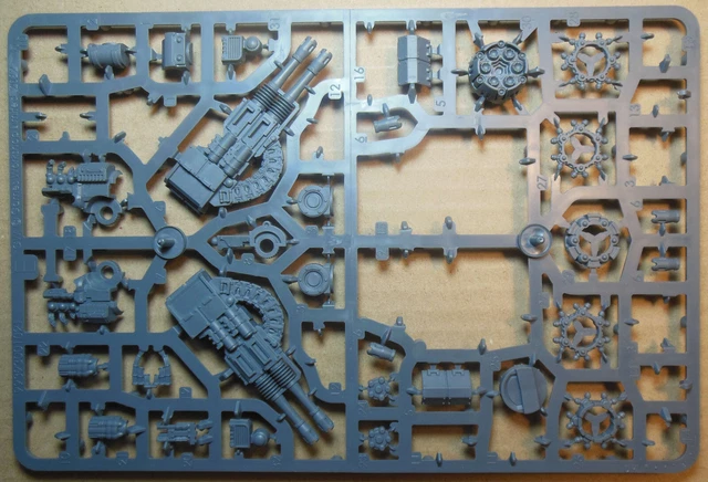 SPACE MARINES - Leviathan Dreadnought - Ranged Weapons Sprue (a) Bits ...