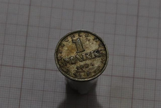 🧭 🇩🇪 GERMANY Weimar 1 Mark 1924 F Silver Nice Toning B70 #K3717 $47.79 ...