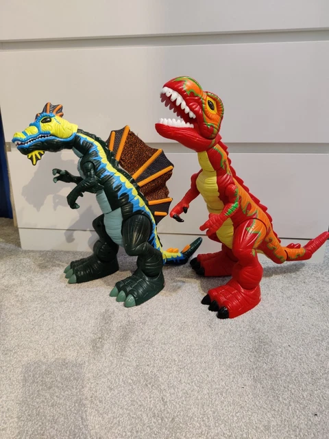 FISHER PRICE IMAGINEXT Mega Dinosaurs with Lights & Sounds ...