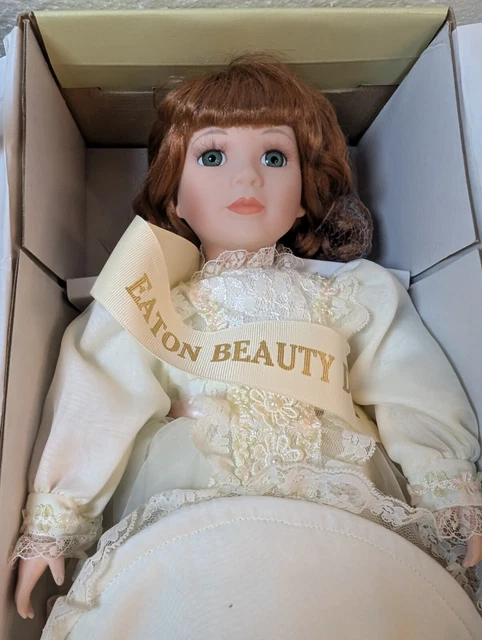 EATON BEAUTY CANADA-KATHLEEN Porcelain Doll. New cond. W/ Original box ...