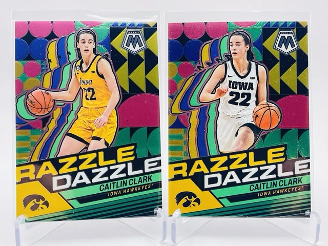 2024 PANINI CAITLIN Clark Collection Razzle Dazzle Mosaic Prizm Set- # ...