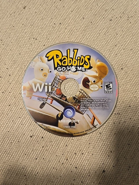 RABBIDS GO HOME ( Nintendo Wii 2009 ) DISC ONLY £11.97 - PicClick UK