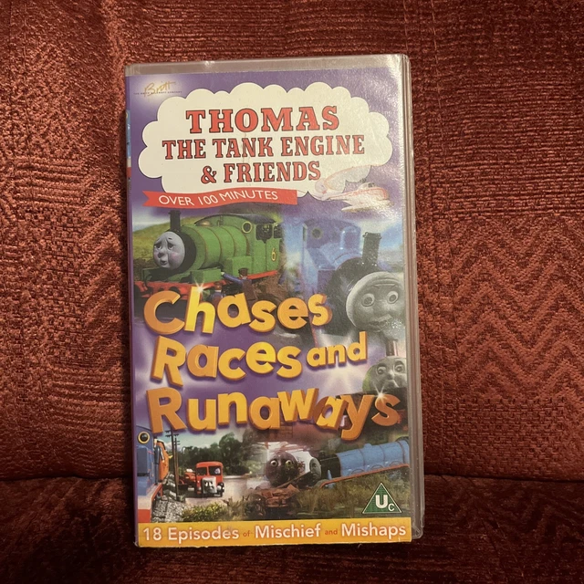 THOMAS THE TANK Engine & And Friends - VHS Video - Chases, Races And ...