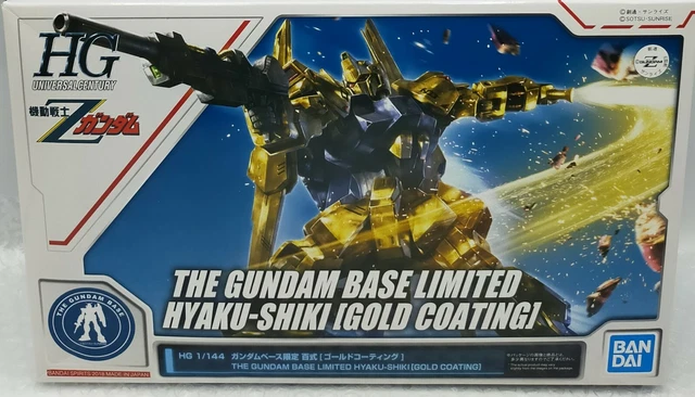 2016 BANDAI JAPAN Gunpla 1/144 Hyaku-Shiki Gundam Base Gold Coating ...