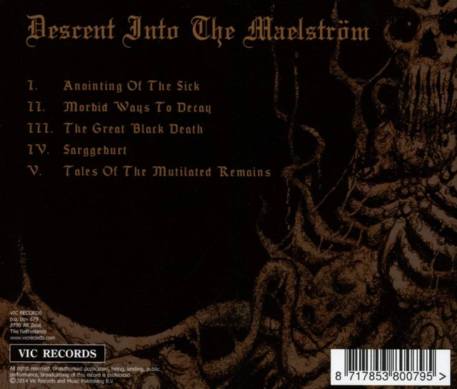 ANARCHOS DESCENT INTO The Maelstrom (CD) EUR 14,36 - PicClick FR