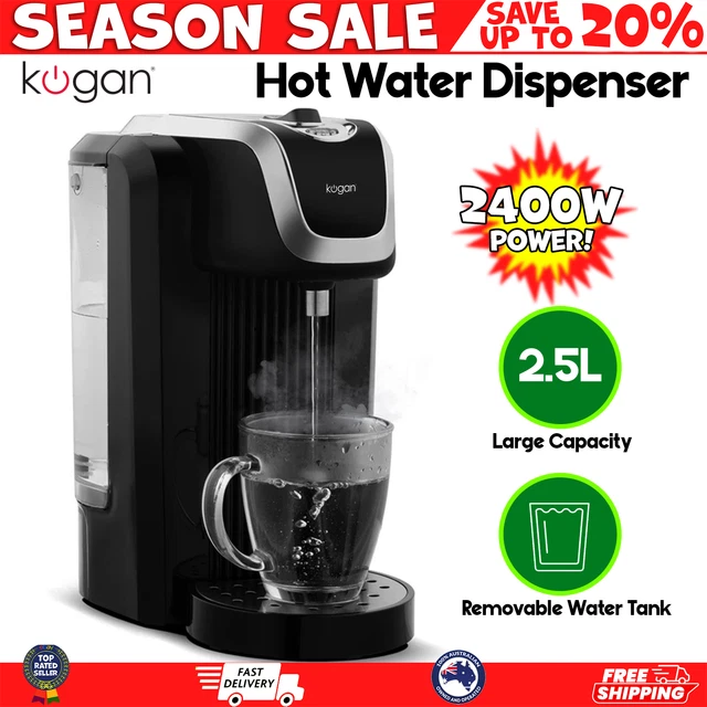 KOGAN ELECTRIC INSTANT HOT Water Dispenser 2.5L 2400W Boiling Coffee ...