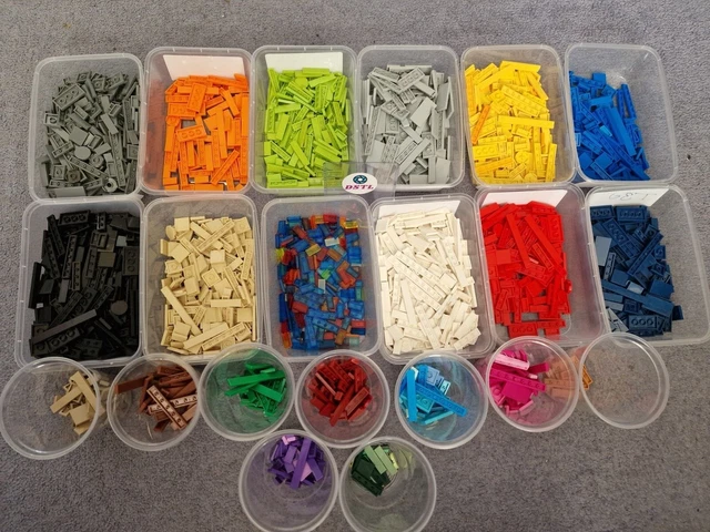 LEGO TILES GENUINE Flat Detailing Smooth Bundles Random Pieces x50 ...