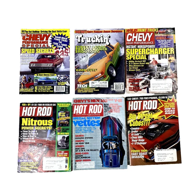 LOT OF 6 SUPER CHEVY Truckin Car Magazine Enthusiast Hot Rod Vintage Muscle Car £10.16 - PicClick UK