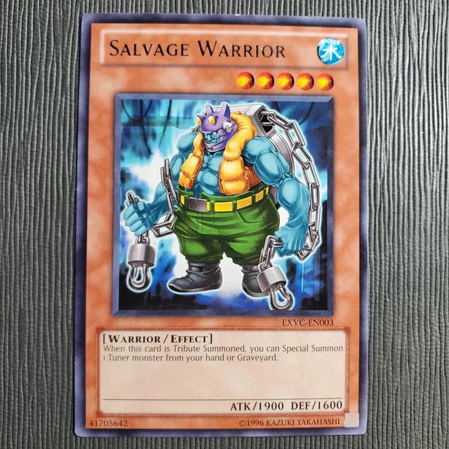 SALVAGE WARRIOR EXVC-EN003 Unlimited Rare Yugioh MP $1.50 - PicClick CA