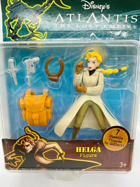 Disneys Atlantis The Lost Empire Helga Figure W Accessories Mattel 5648