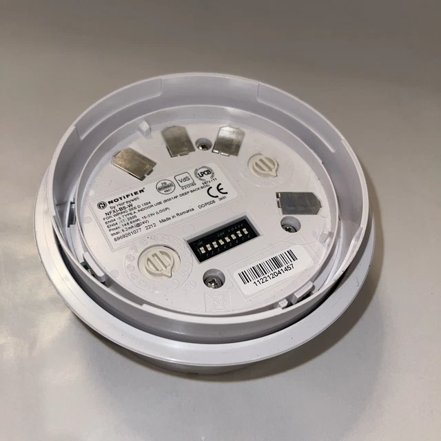 NOTIFIER NFXI-BS-W SOUNDER Base - Addressable - Pure White- Unboxed £19 ...
