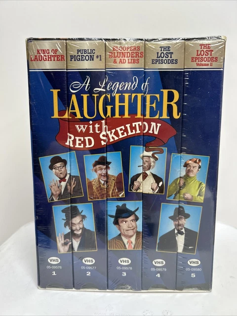RED SKELTON - A Legend of Laughter (VHS, 2002, 5-Tape Set) New Sealed ...