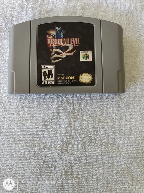 RESIDENT EVIL 2 Nintendo 64 N64 1995 jeu authentique CAPCOM testé EUR ...