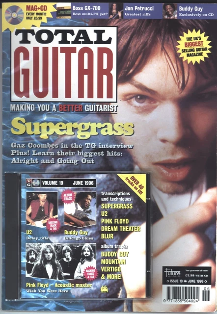 TOTAL GUITAR MAGAZINE + CD - ISSUE 19 JUNE 1996 - Lynyrd Skynyrd Pink ...