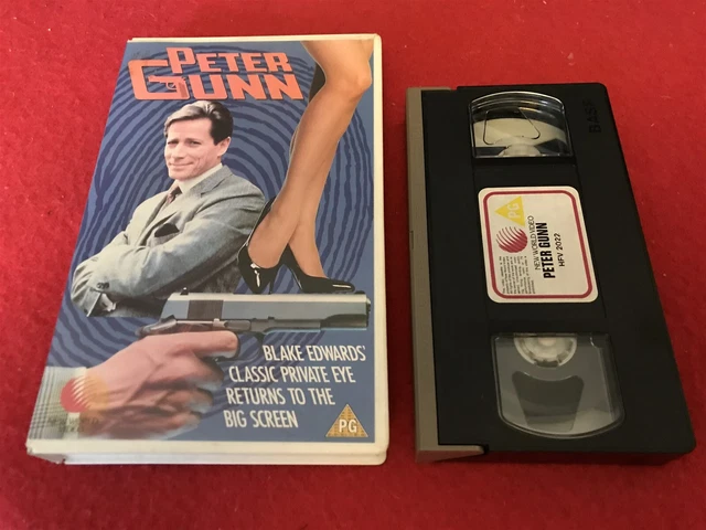 PETER GUNN RARE Big Box Ex Rental Vhs Video Tested Free Postage £6.99 ...