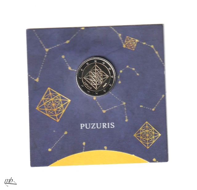 LETTLAND 2 Euro 2024 Puzuris Coincard BU/ST 281 EUR 15,11 - PicClick DE
