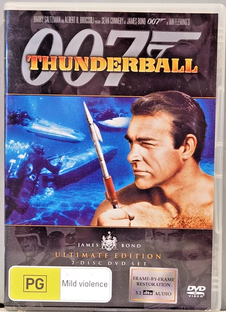 THUNDERBALL - SEAN Connery, Luciana Paluzzi, Claudine Auger - DVD $6.95 - PicClick AU
