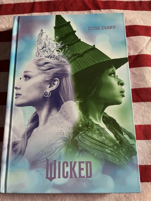 WICKED THE MUSICAL 2026 Diary £7.05 - PicClick UK
