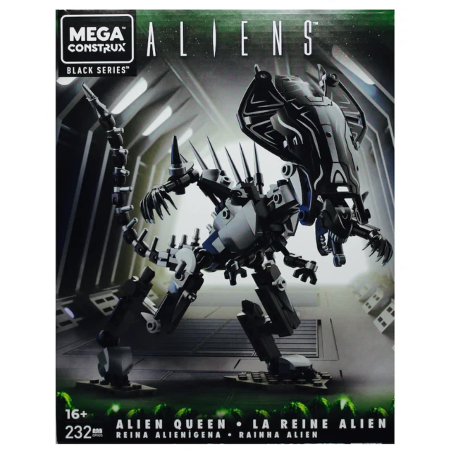 MEGA CONSTRUX BLACK Series Aliens Queen Alien Xenomorph 232pc Figure ...