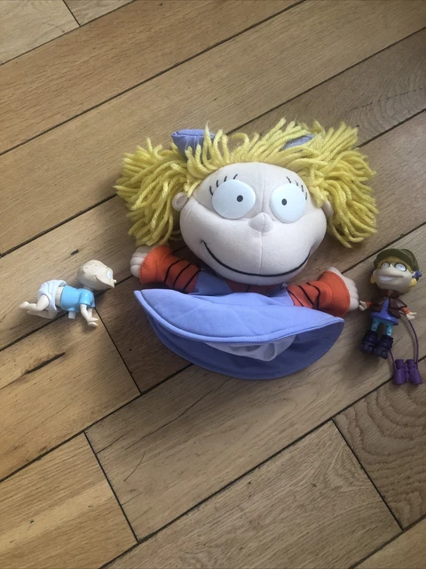RUGRATS VINTAGE ANGELICA Hand Puppet& 2 Figures Tommy Wind Up ...
