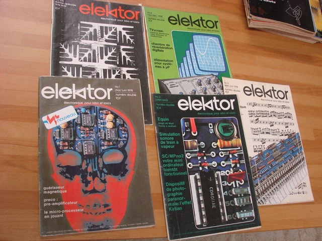 REVUE DE COLLECTION ELEKTOR ELECTRONICS MAGAZINE 1978..1995 complet en ...