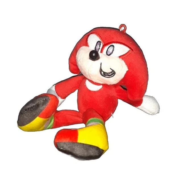 SONIC KNUCKLES 20 Cm Peluche Plush 8" Le Hérisson Pupazzo Vidéo Jeu EUR ...