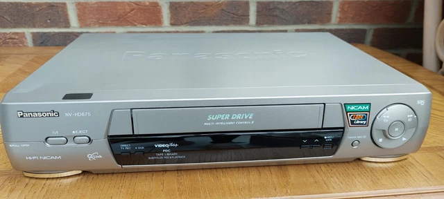 VCR VHS PANASONIC NV-HD675B NICAM Video Cassette Recorder Player £40.00 - PicClick UK