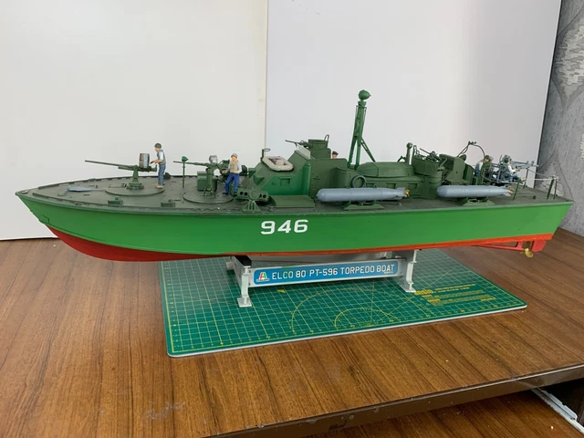 RC BOAT / Italeri ELCO 80' PT-596 Torpedo Boat - 1/35 Scale - Motors ...