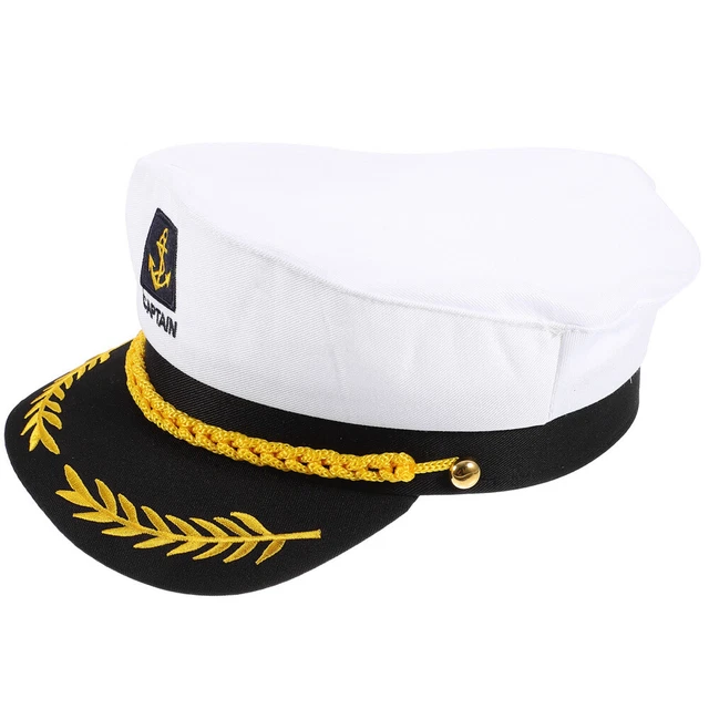 MISS BRIDE ANCHOR Skippers Cap Navy Sailor Hat Admiral Costume £7.35 ...
